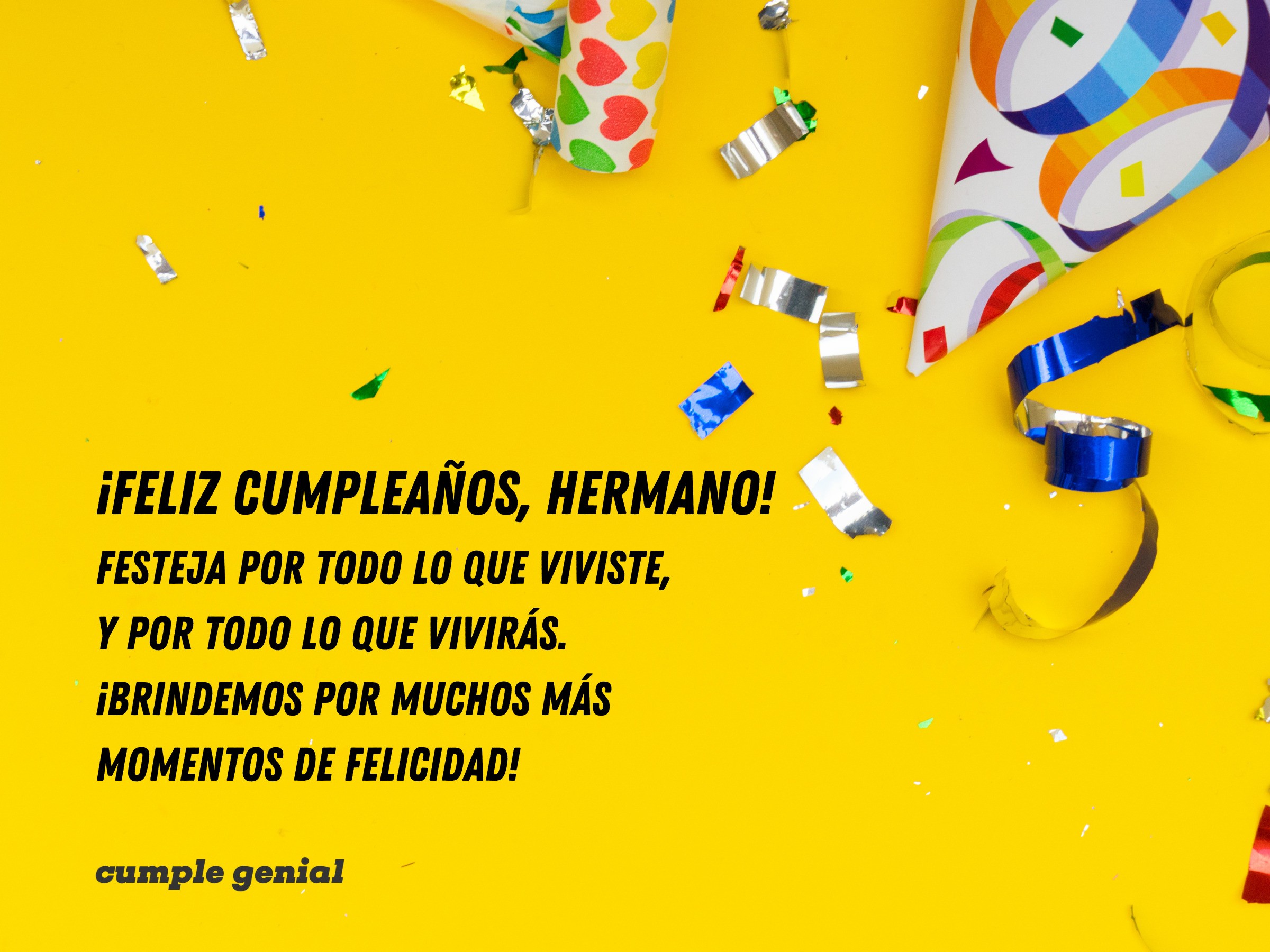 Amazing Cartas De Cumpleanos Para Un Hermano Images