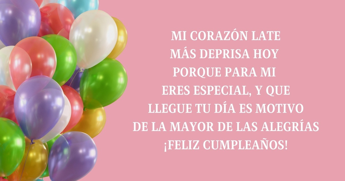 Mi corazón late más deprisa hoy - Cumple Genial